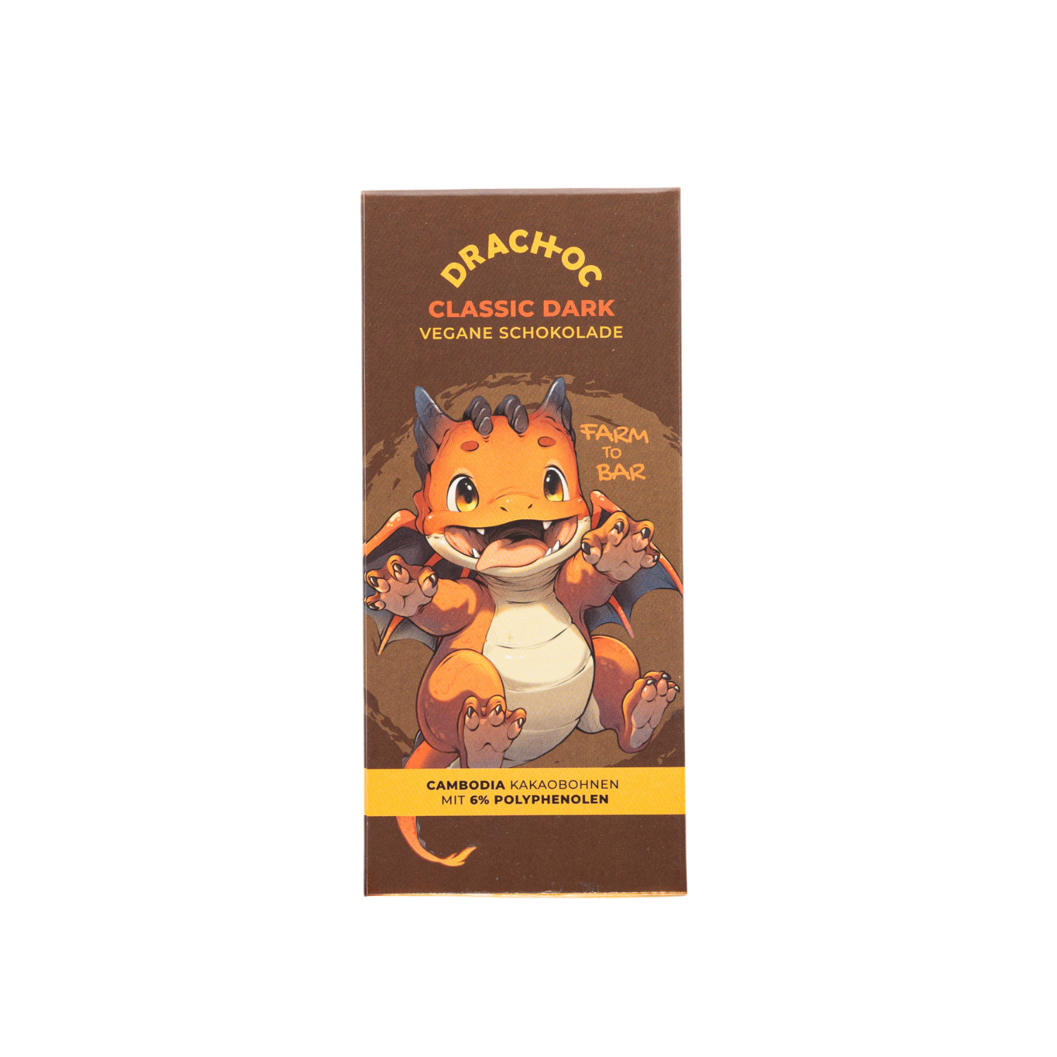 Vegan Chocolate Bar - Classic Dark 40g – drachoc